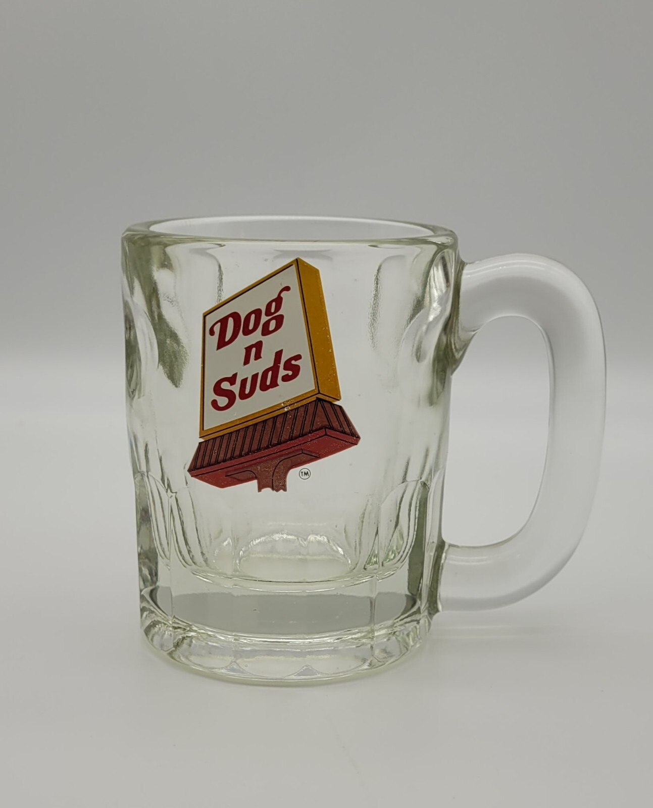 Vintage Dog N Suds Mug 4 1/4" Heavy Glass Short Root Beer Soda Hot Dogs ...