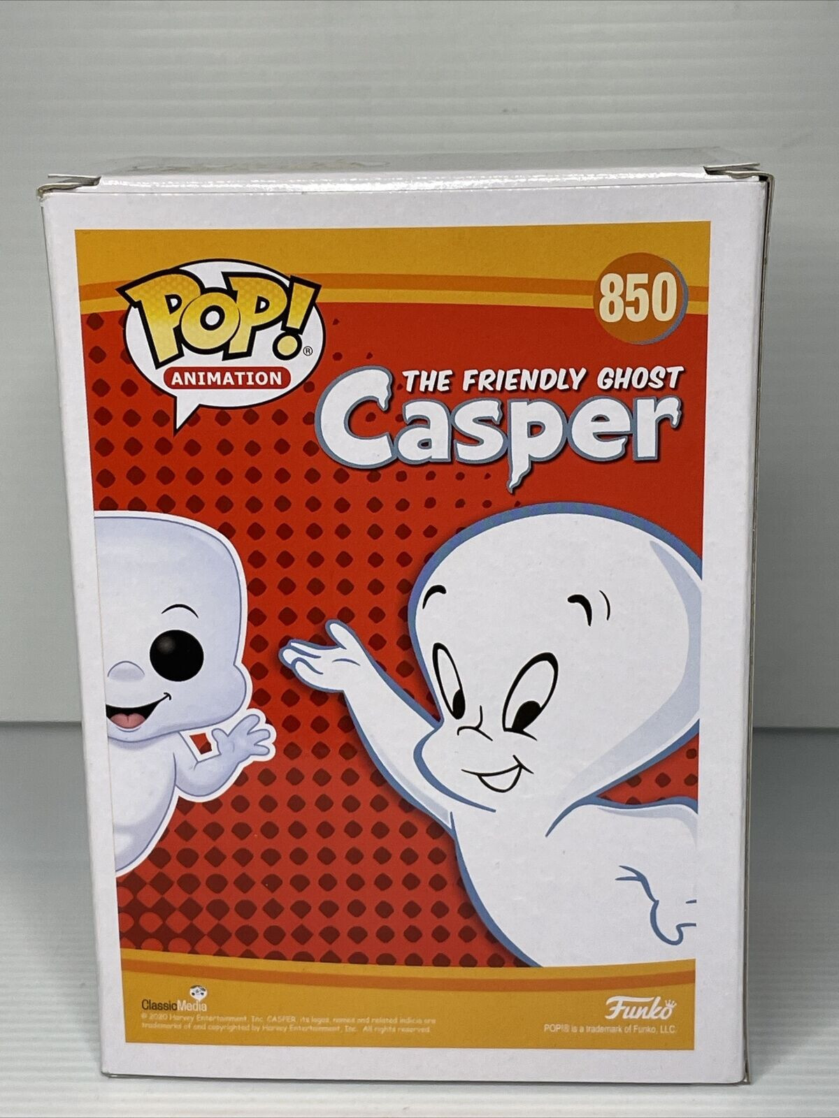 New Animation Funko Pop - Casper - Casper the Friendly Ghost - No. 850 ...