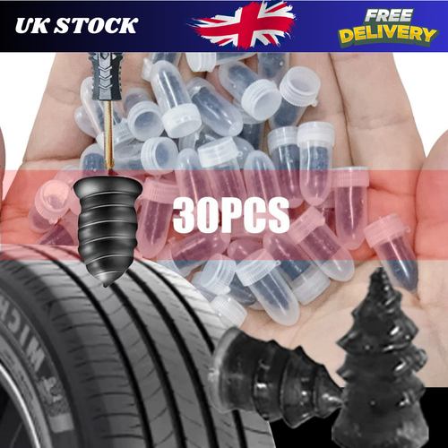 Tire Repair Screw in Rubber Plug Nail Car Tyre Puncture Repair Kit Off ...