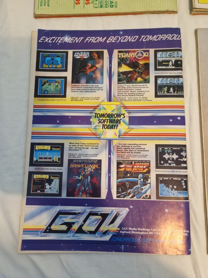 6 x CRASH ZX Spectrum Magazines Issues 46, 48, 49, 50, 52 & 53 Retro ...