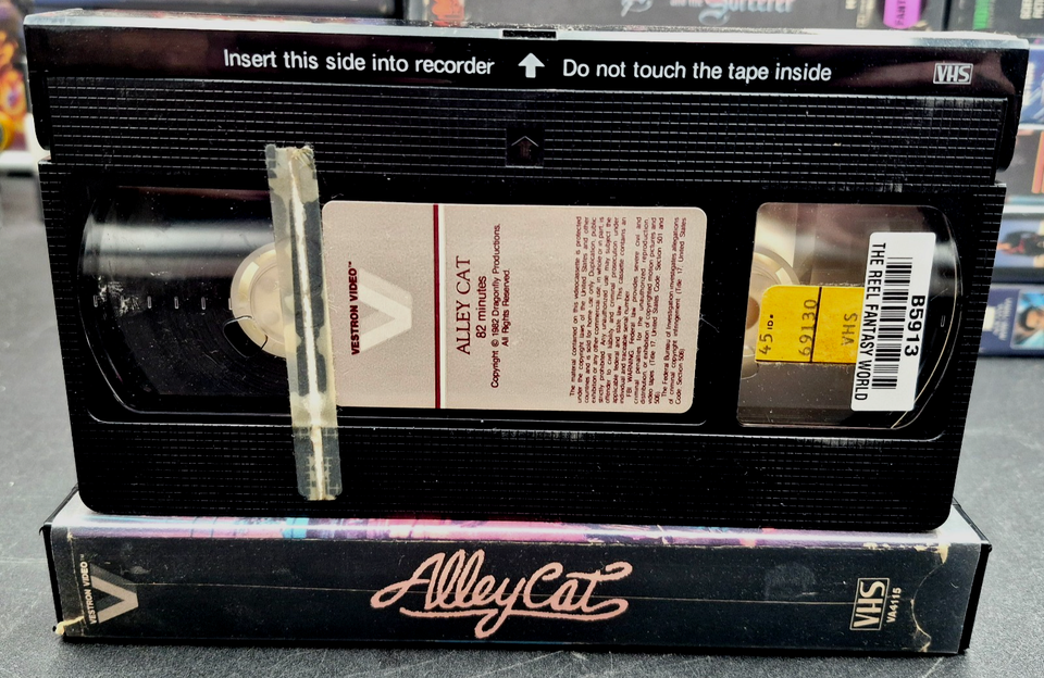 Alley Cat VHS Vestron Video 1982 Sexploitation Action Martial Arts ...