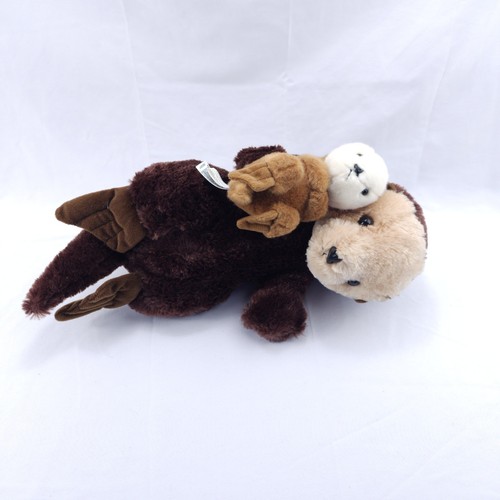 Destination Nation Aurora Sea Otter W/ Baby Plush Toy! Stuffed Animal ...