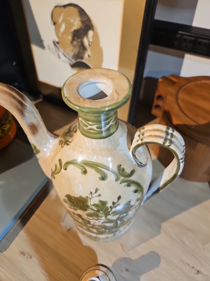 Meiselman imports large carafe with stopper item 669E MADE IN ITALY MID ...