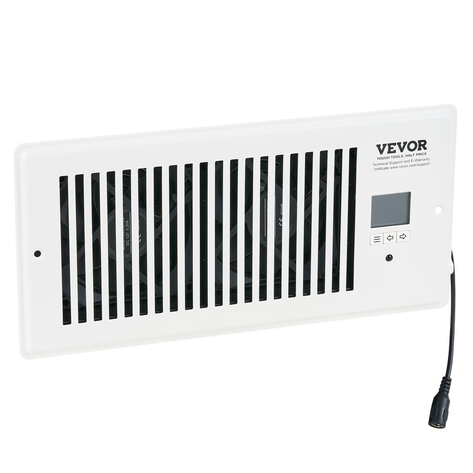 VEVOR Quiet Register Booster Fan Heating / Cooling 4 x 10” Registers ...