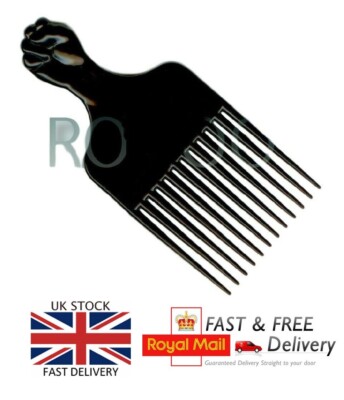 Afro Pik Fist Comb Plastic Untangle | eBay