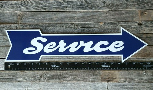 Garage Service Sign - Old Fashioned Arrow - Aluminum - New Retro Style ...