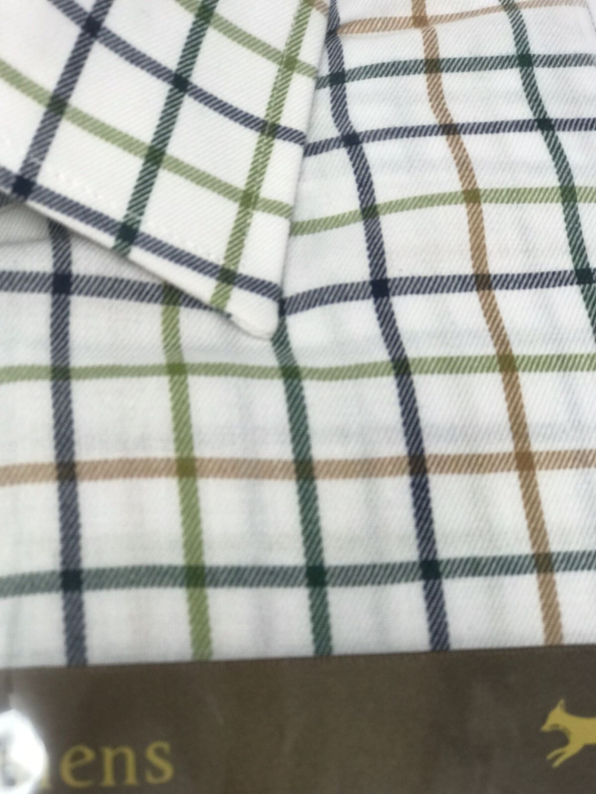 Bonart, Glastonbury Men's Checked Shirt in Blue/Green check - size 15 ...