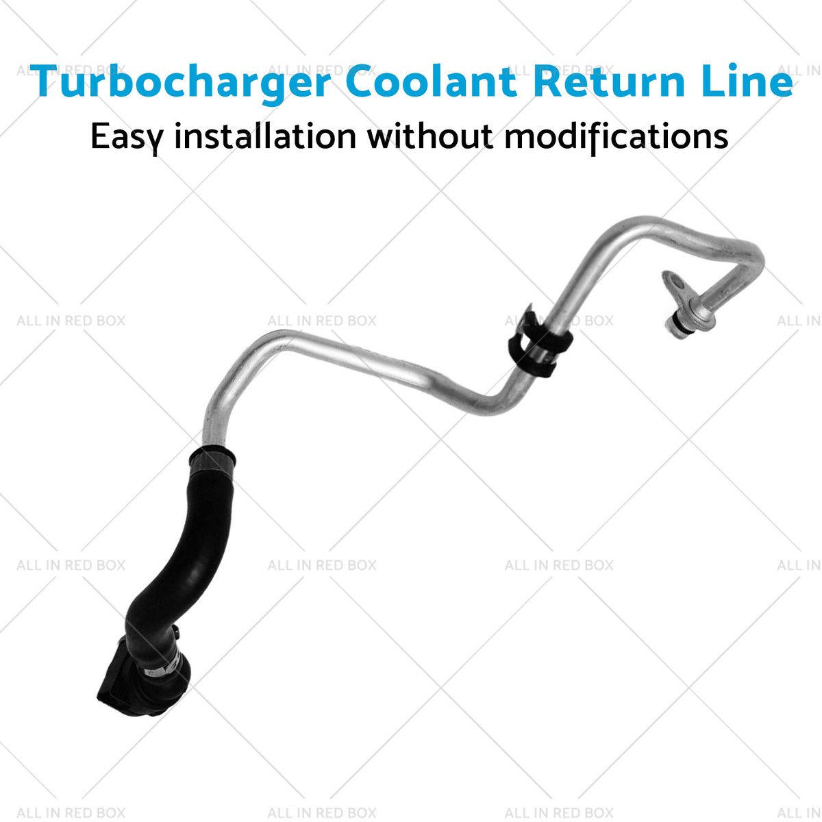 11537643226 Replacement Hose A-Premium Turbocharger Coolant Return Line ...
