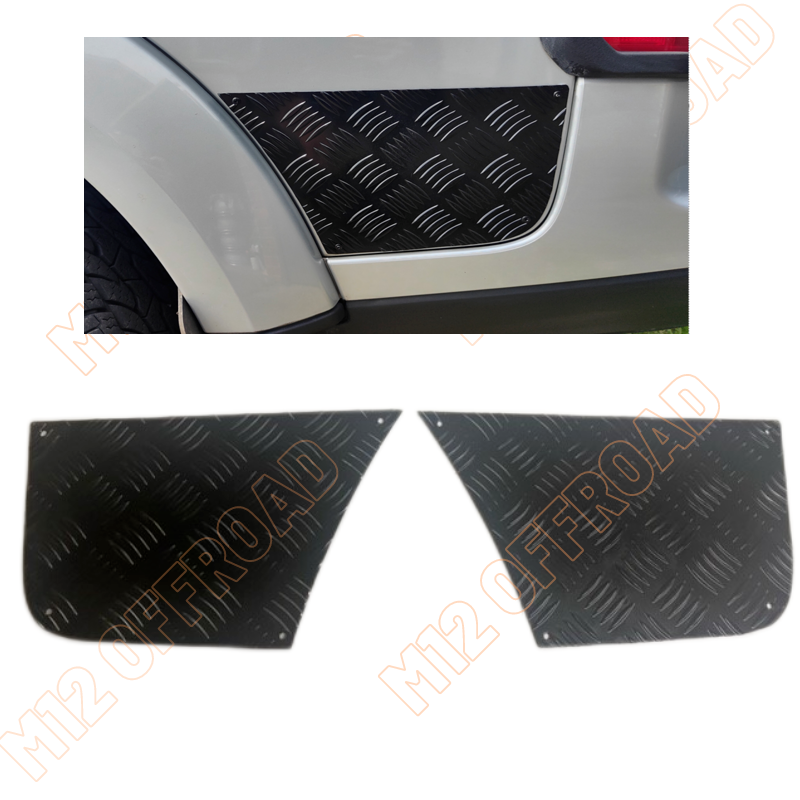 Land Rover Discovery 3 Powdercoated Black 2mm Chequer Plate corners | eBay