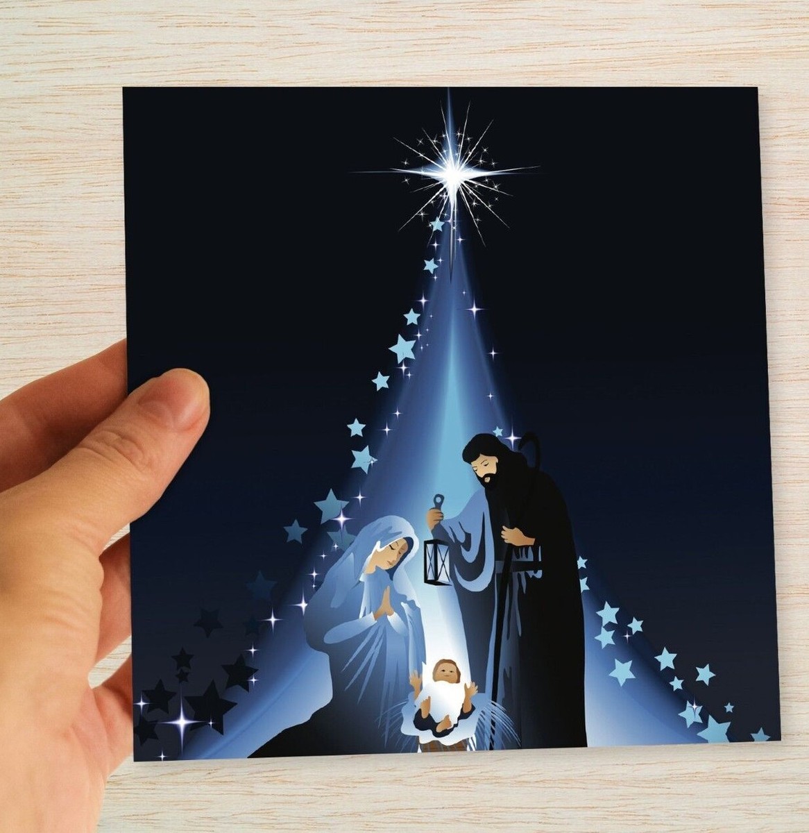 Merry Christmas Religious Card