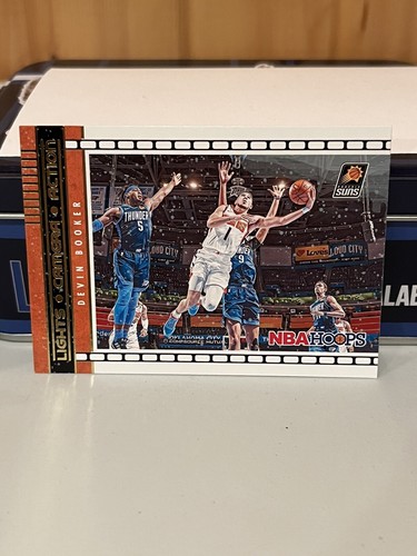2021-22 Panini NBA Hoops Devin Booker #27 Light Camera Action Phoenix ...