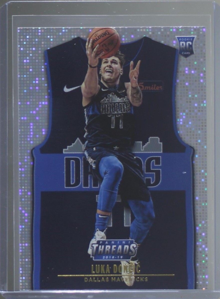 2018-19 Panini Threads - Rookies Statement Jersey Dazzle #181 Luka ...