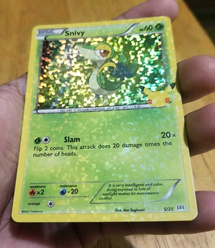 RARE MISPRINT 2021 McDonalds Pokemon Card 25th Anniversary Holo Foil ...