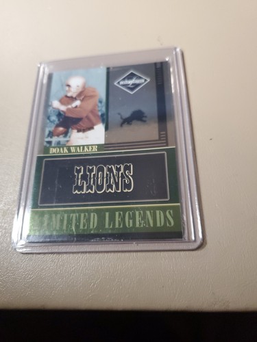 2006 DOAK WALKER LEAF LIMITED LIMITED LEGENDS CARD DETROIT LIONS 008/ ...