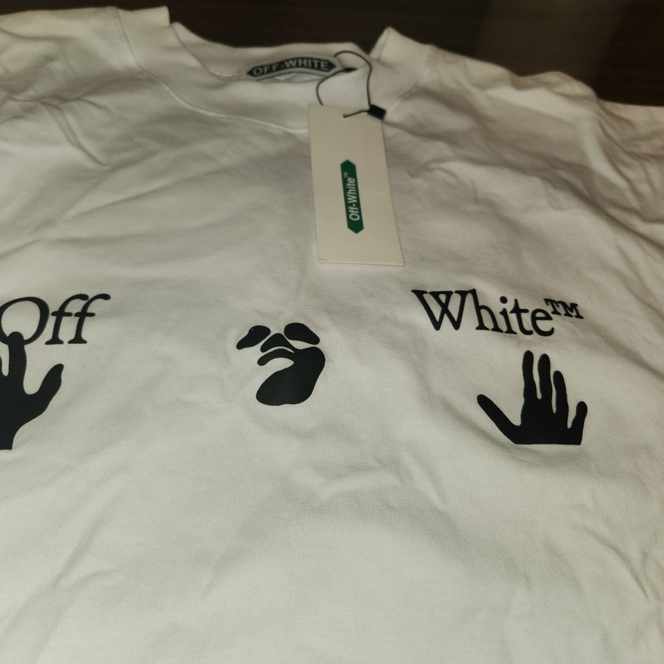 NEW W/ Tags Off-White Drip T-Shirt X-Logo Front & Back Graphics Sz XL ...