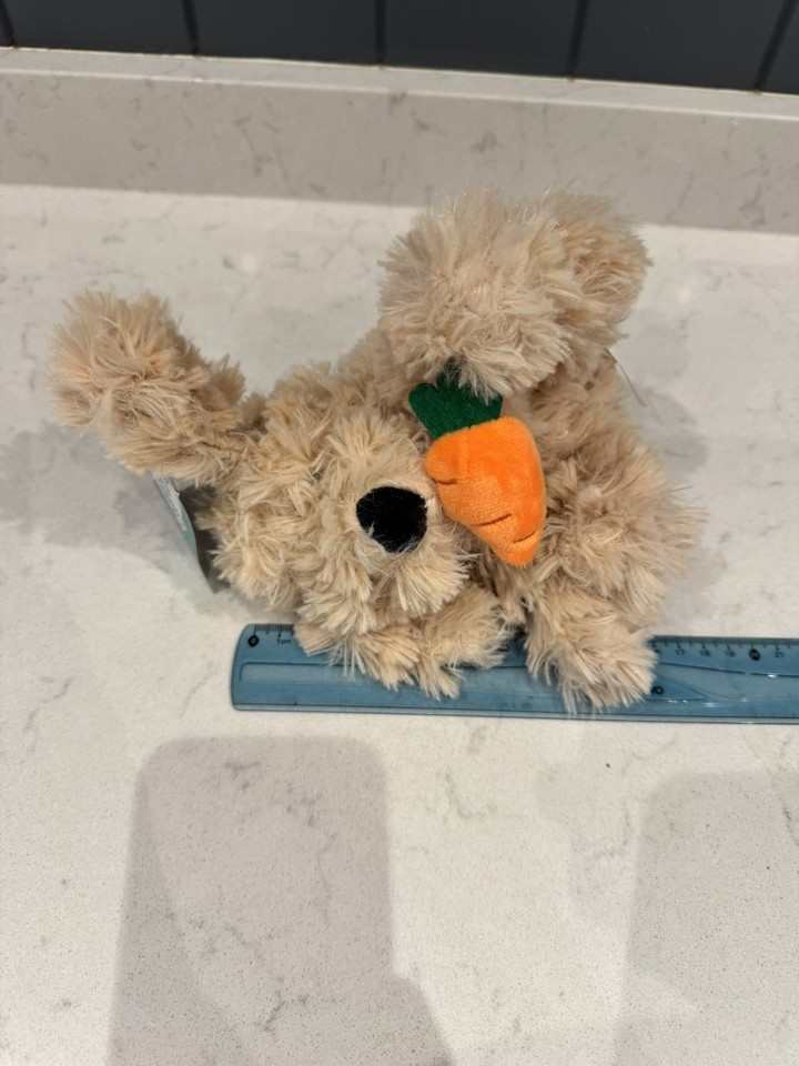 Curtis The Cavapoo Cuddly Puppy Tesco Exclusive Holding Carrot Soft ...