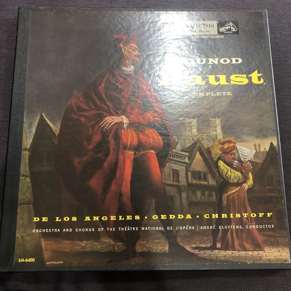 Gounod / Andre Cluytens - Faust (Complete) 4x LP Box RCA Victor LM-6400 ...
