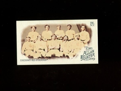 2019 Topps Allen & Ginter Mini A&G Logo Back #296 Cincinnati Red ...