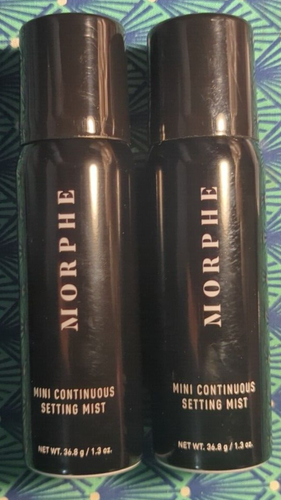 2 x Morphe Mini Continuous Setting Mist 1.3 oz each NEW travel size | eBay