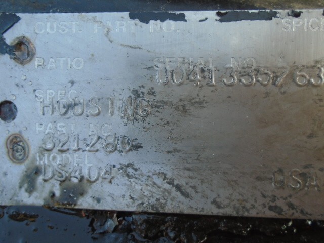 2005 PETERBILT 387 DIESEL ENGINE AXLE HOUSING (REAR) | eBay