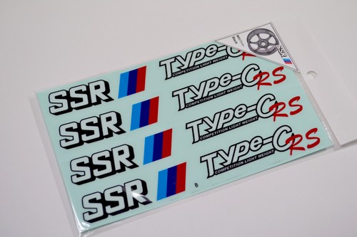 JAPAN MATERIAL SSR 17" TYPE-C RS HIGH QUALITY REPLACEMENT DECAL STICKER ...