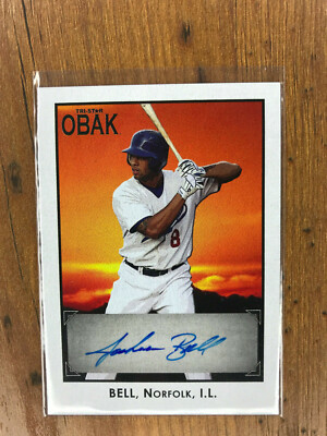 2010 TRI-STAR OBAK JOSH BELL ULTRA RARE BLACK AUTOGRAPH /50 - BALTIMORE ...