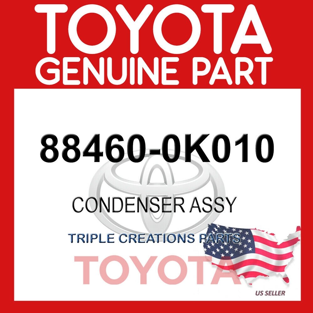 Genuine Toyota 88460-0K010 Condenser Assy Cooler 884600K010 OEM | eBay ...