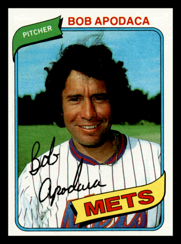 1980 Topps #633 Bob APODACA Pitcher New York METS EX FREE shipping | eBay