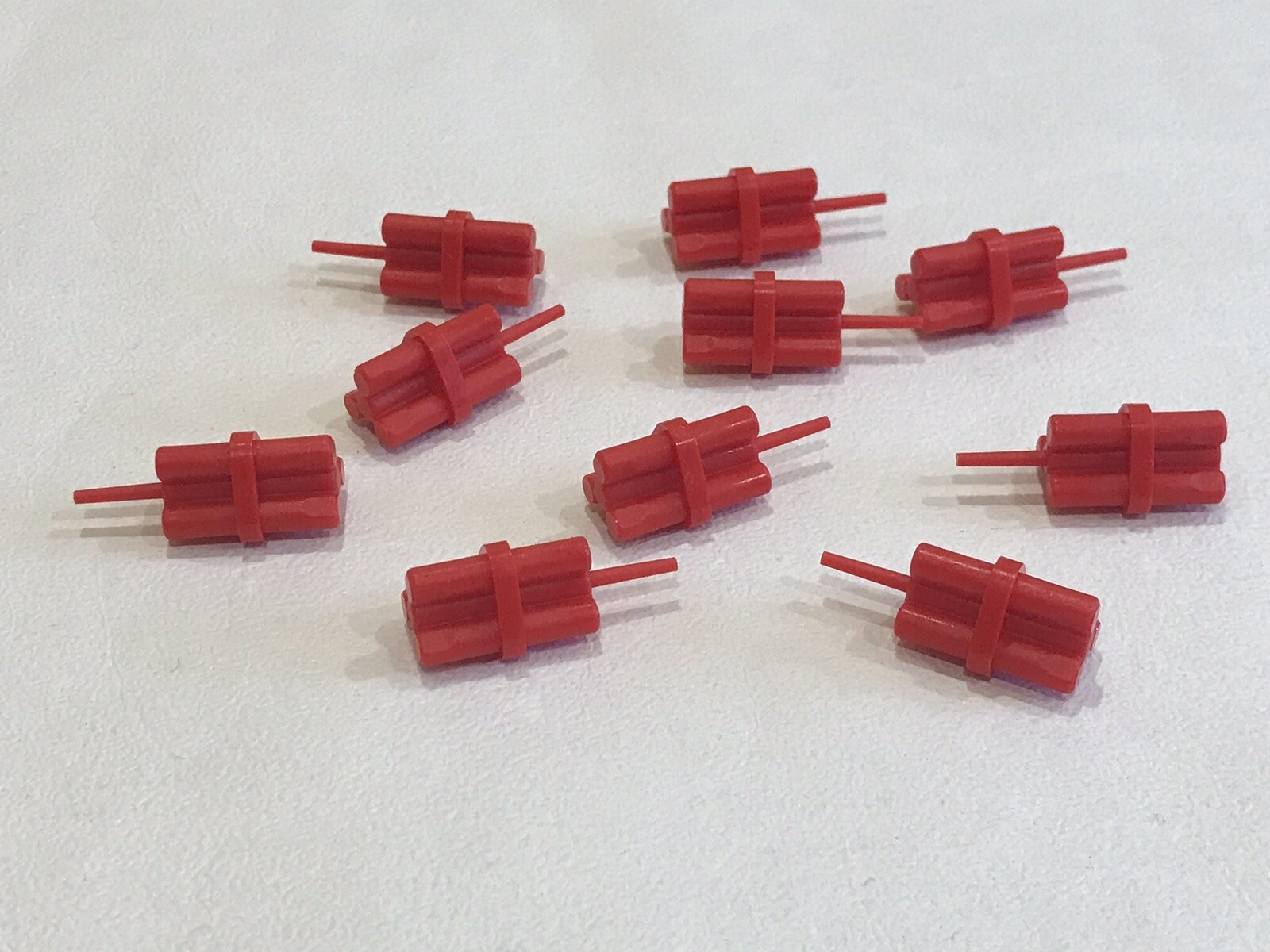 10x Lego Minifig Red Dynamite Sticks Bundle P/N 64728 NEW | eBay