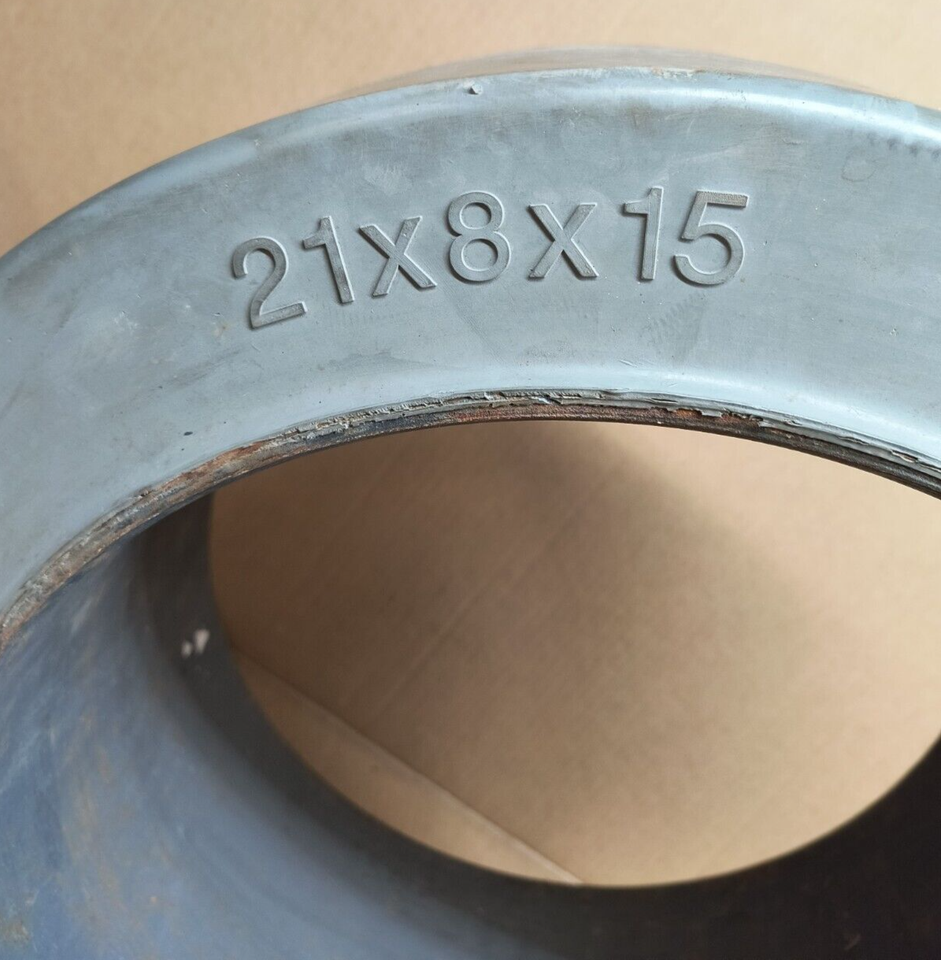 Unitrac Max Hard Rubber Press On Fork Lift Tire 21x8x15 533/203-381 | eBay