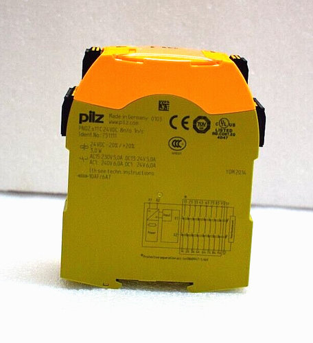 NEW PILZ 751111 PNOZ s11 C 24VDC SAFETY RELAY | eBay