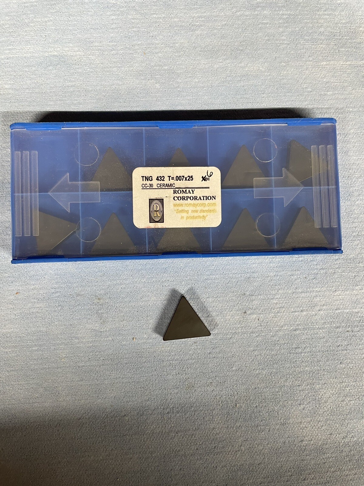 Romay Corp TNG 432 Ceramic Inserts Grade CC-30 (qty 10) | eBay