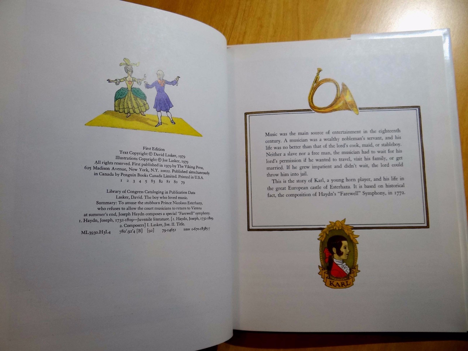 Boy Who Loved Music by David Lasker (1979, Hardcover) for sale online ...