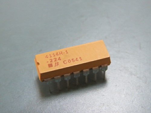 Bourns 4114R-001-224 Qty of 50 per Lot Resistor Network Thick Film 220K ...