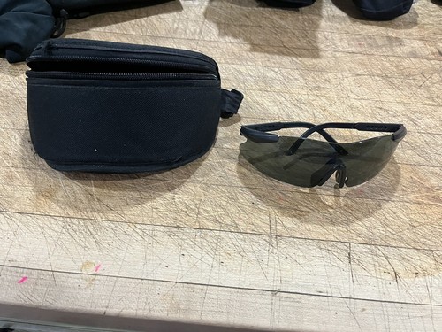 ESS Glasses Safety Military Tinted Lens Broken Nosepad with Case | eBay