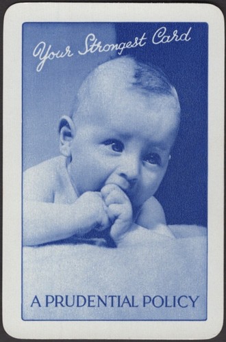 Playing Cards Single Card Old Vintage * PRUDENTIAL INSURANCE ...