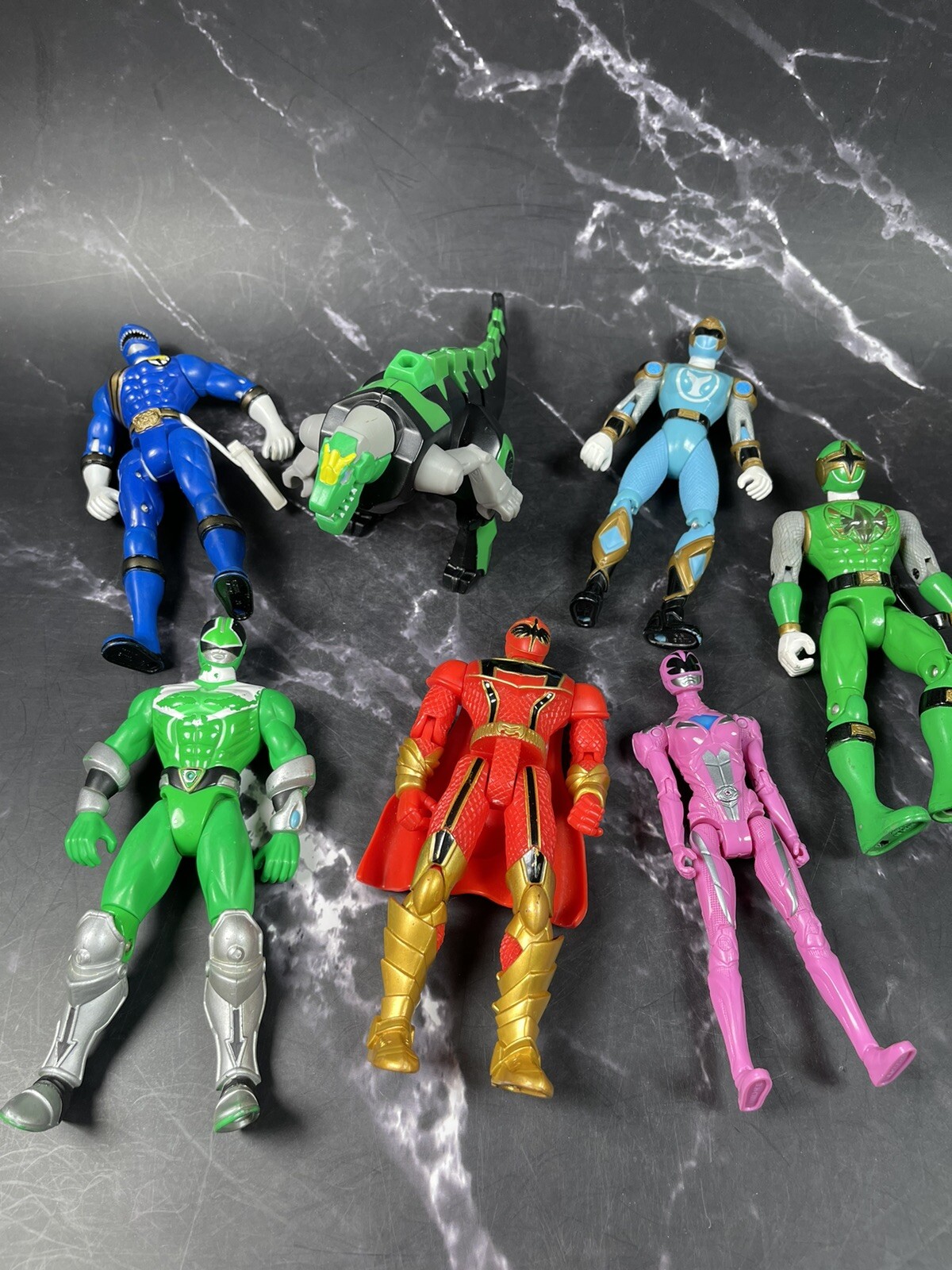 Power Ranger Bandai Lot of 7 Figures 2000's ~ Ninja Storm, Mystic Force ...