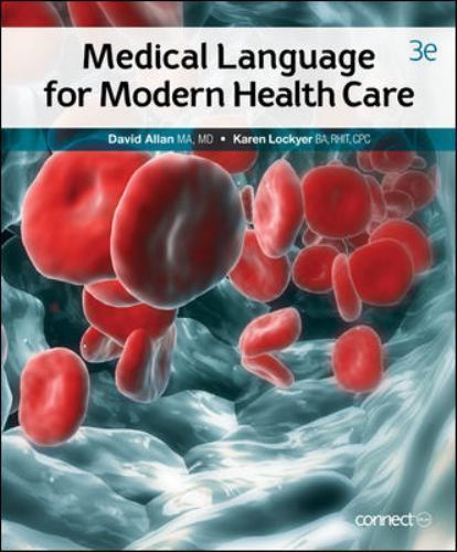 Medical Language for Modern Health Care by Allan, David; Lockyer, Karen ...