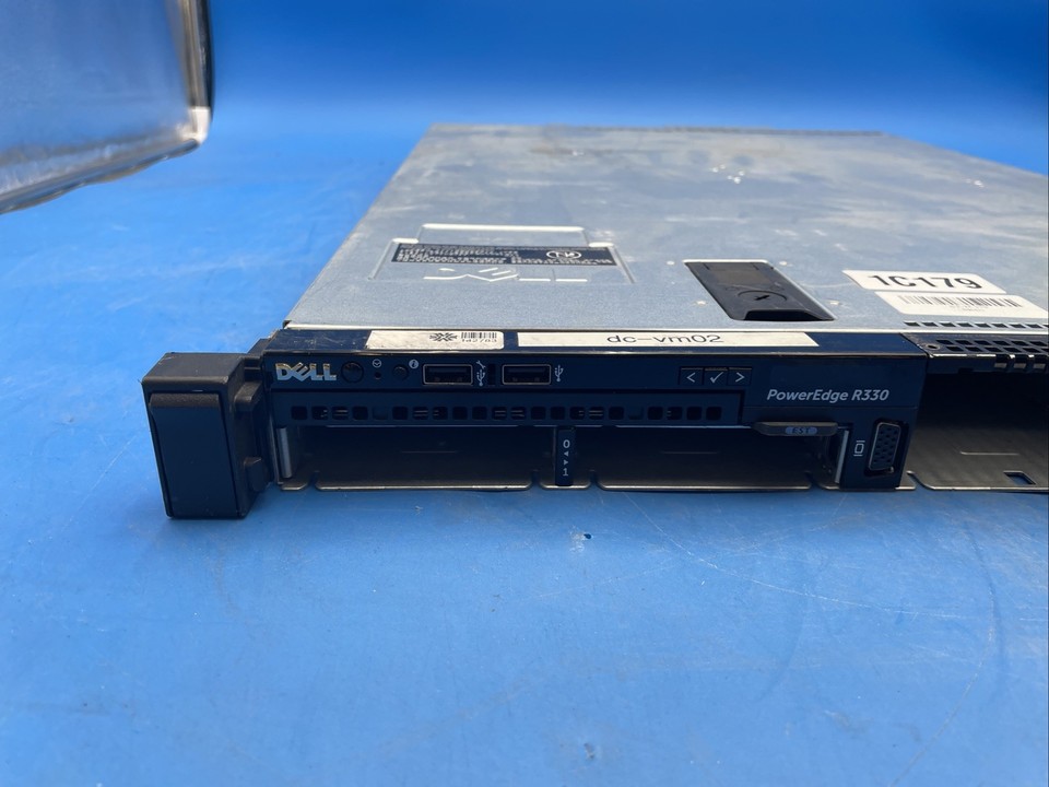Dell PowerEdge R330 1U Server Xeon E3-1240 v5 3.50GHz 64GB RAM DDR4 ...