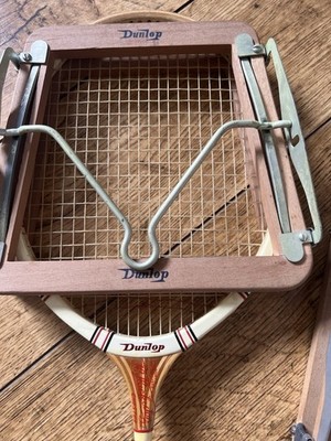 Dunlop Maxply Badminton Racket Vintage Wooden With Vintage Dunlop Head ...
