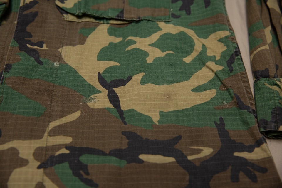 USGI RDF ERDL Camo Jacket Blouse Combat Coat Fair Small Regular | eBay