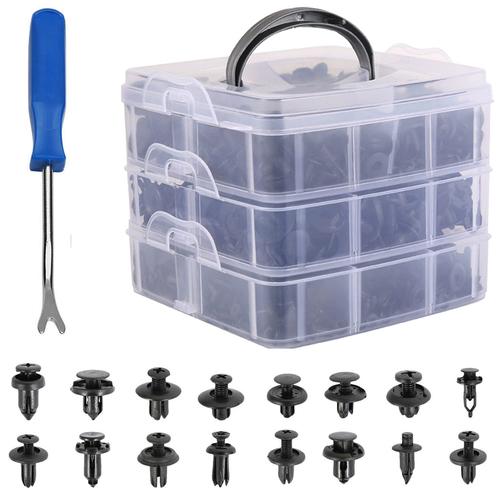 Car Retainer Trim Clips Kit 625Pcs Retainer Clip Removal Tool Fasteners ...