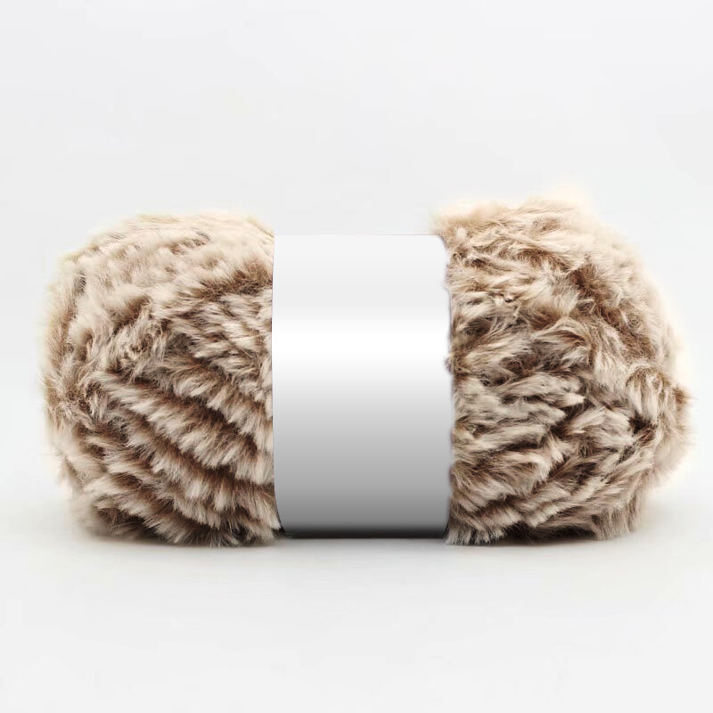 50g Faux Fur Mink Wool Luxe Fur Effect Super Soft Fluffy Chunky ...