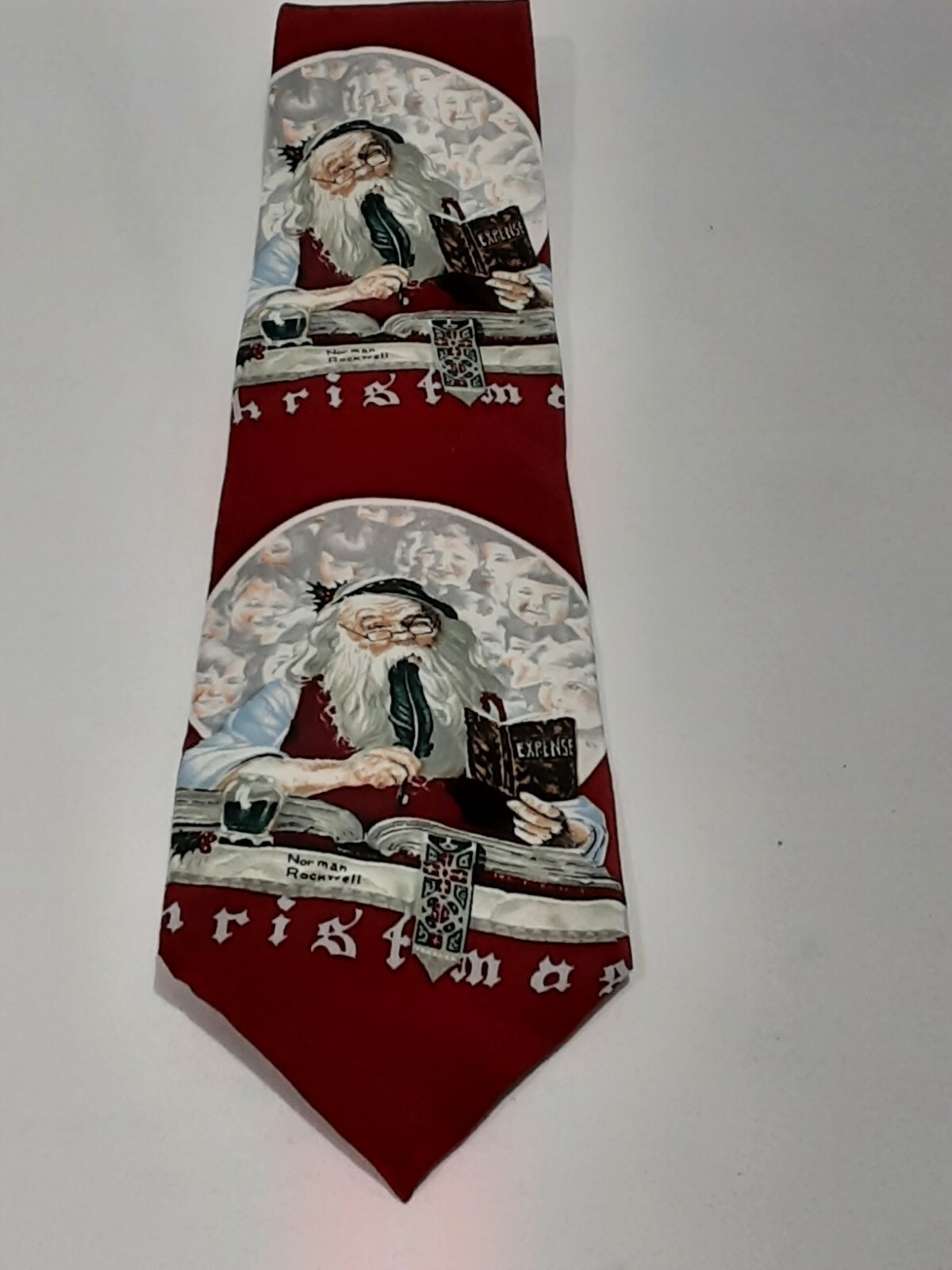 Saturday Evening Post Norman Rockwell Santa Claus Tie… - Gem