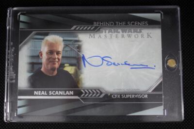 2020 Topps Star Wars Masterwork Card AUTO Neal Scanlan - CFX Supervisor ...
