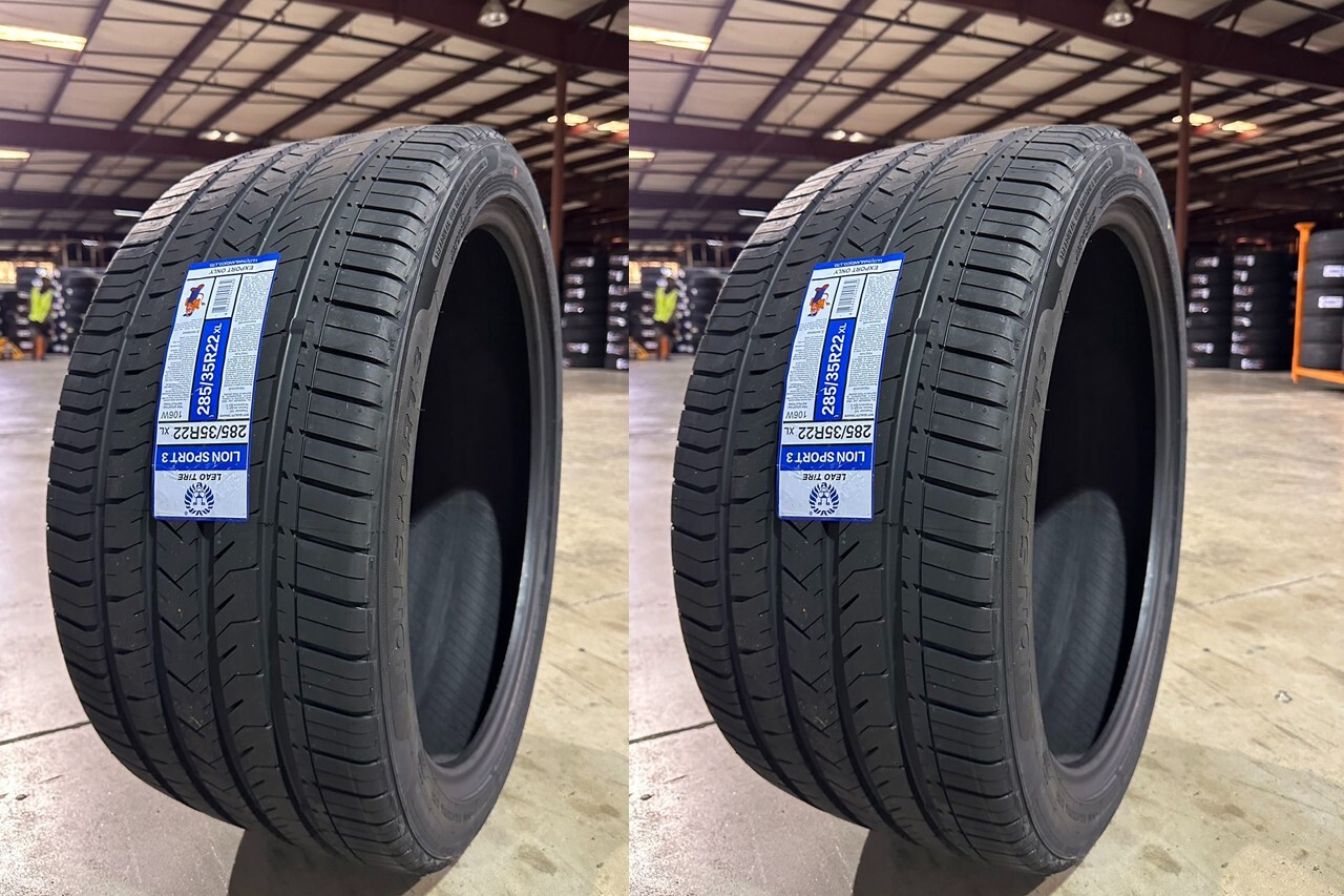 2 New Lionsport 285/35R22 Tire 106W XL 2853522 285 35 22 UHP Tires | eBay