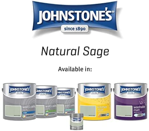 Johnstone's - Paint Tester Pots - Wall & Ceiling Paint - Natural Sage ...