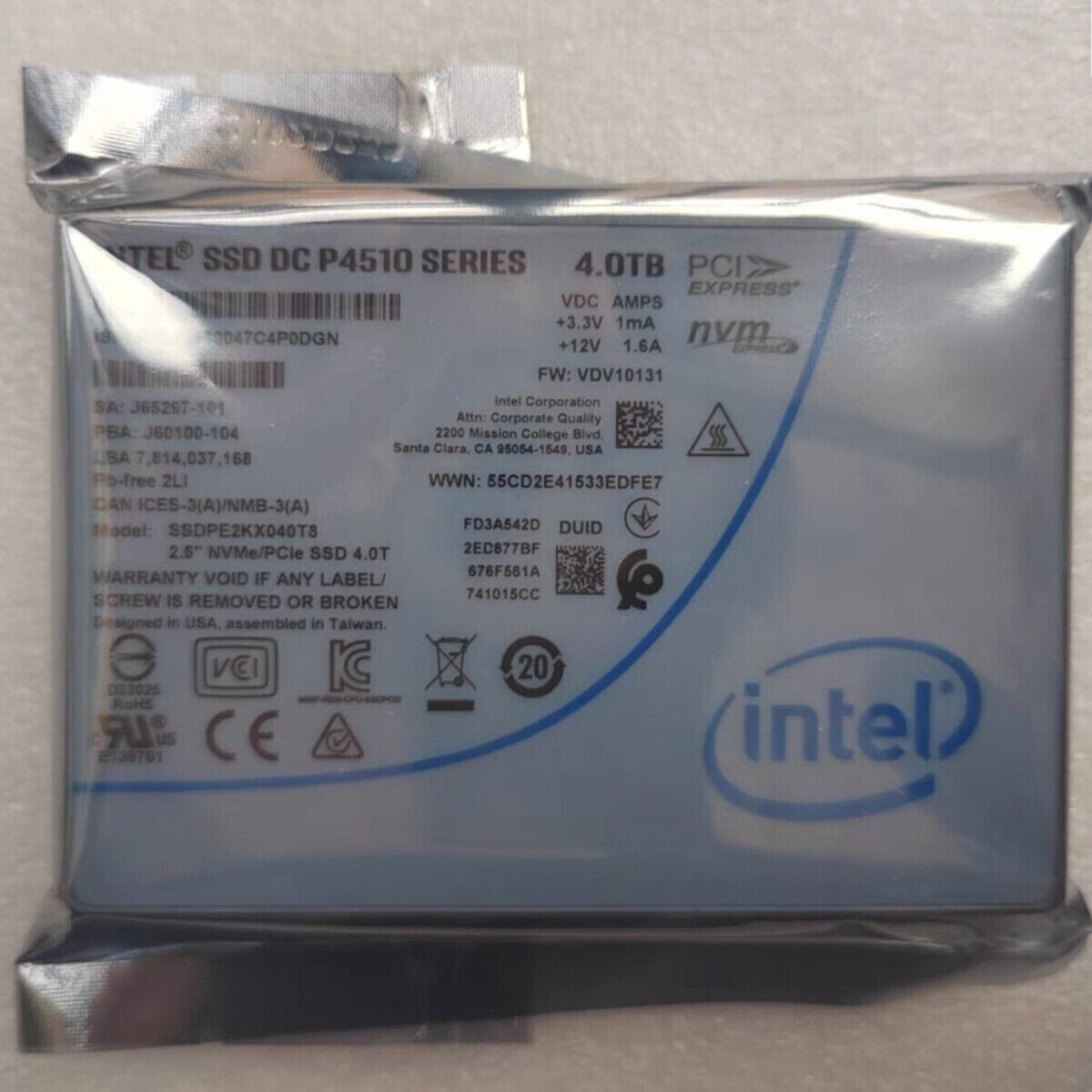Intel P4500 Series 4TB, 2.5 inch Solid State Drive for sale online | eBay