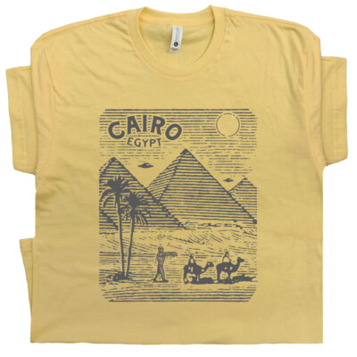 Cairo Egypt T Shirt Cool Egyptian Pyramids T Shirts for Men Women The ...