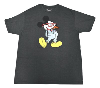 Disney Mens Mickey Mouse In Mustache Disguise Funny Shirt New S, M, L ...
